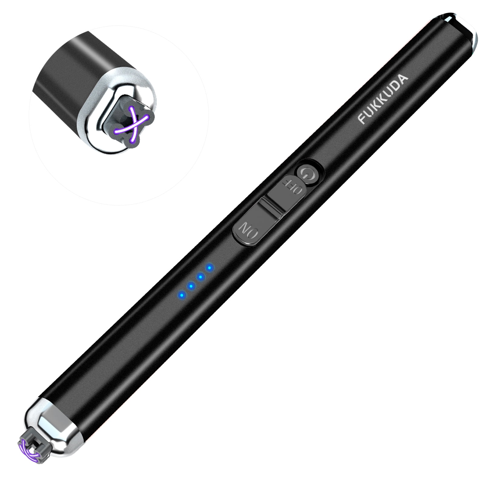 Electric Candle Lighter Rechargeable Lighters Dual Arc Plasma Lighter ...