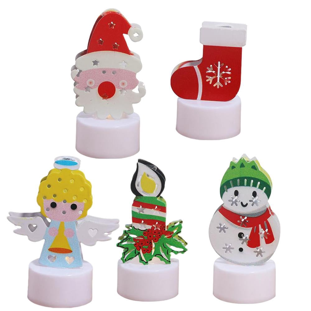 Electric Candles Battery Operated Christmas Theme Flameless Led Candles ...