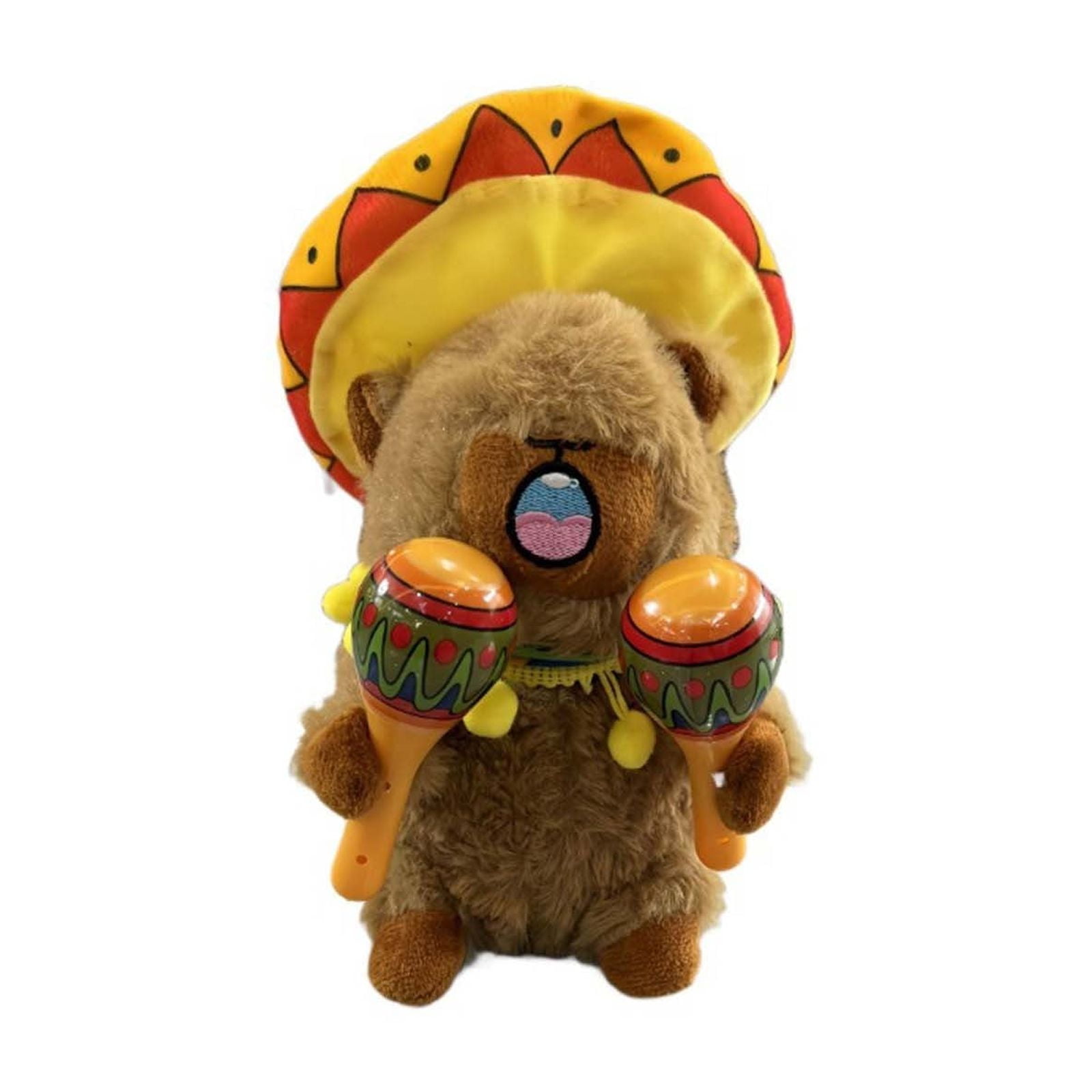 Electric Capybara Playing Guitar Plush Toy Doll, Singing Dancing ...