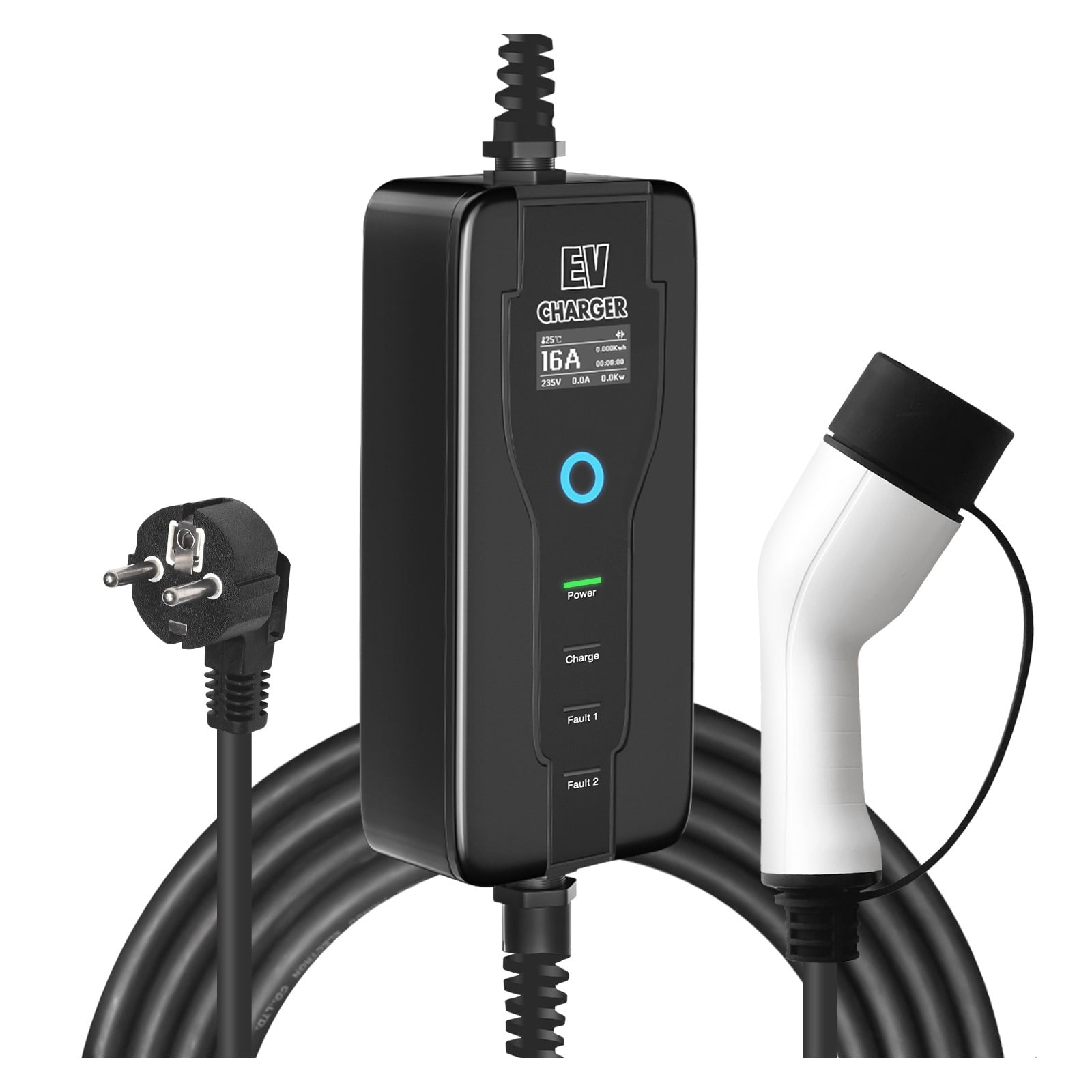 Electric Car Charger, Car Portable EV Charger Electric Vehicle Type 1 ...