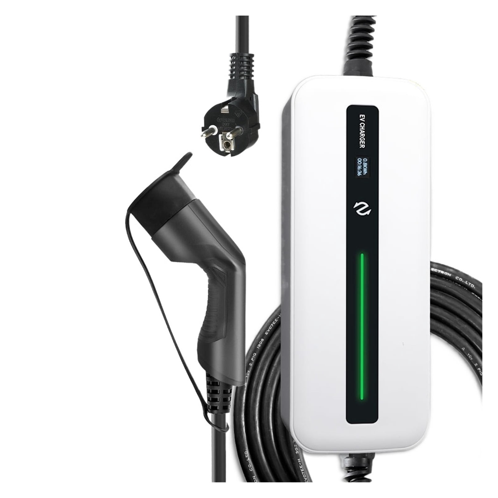 Electric Car Charger, EV Charger Type 2 Portable EV Charging Box 6M ...