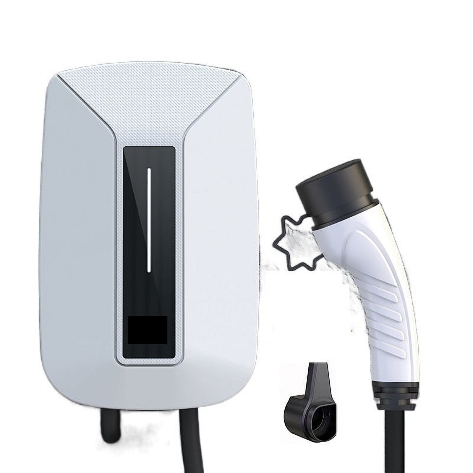 Electric Car Charger, EV Charger Type2 EVSE Wall box 32A 7KW 1 Phase 5m Cable Wallmount Charging ...