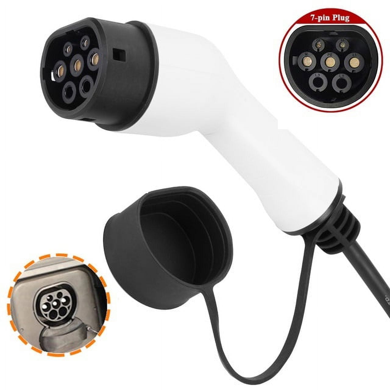 Electric Car Charger, Level 2 Car Portable EV Charger Adjustable 8/10 ...