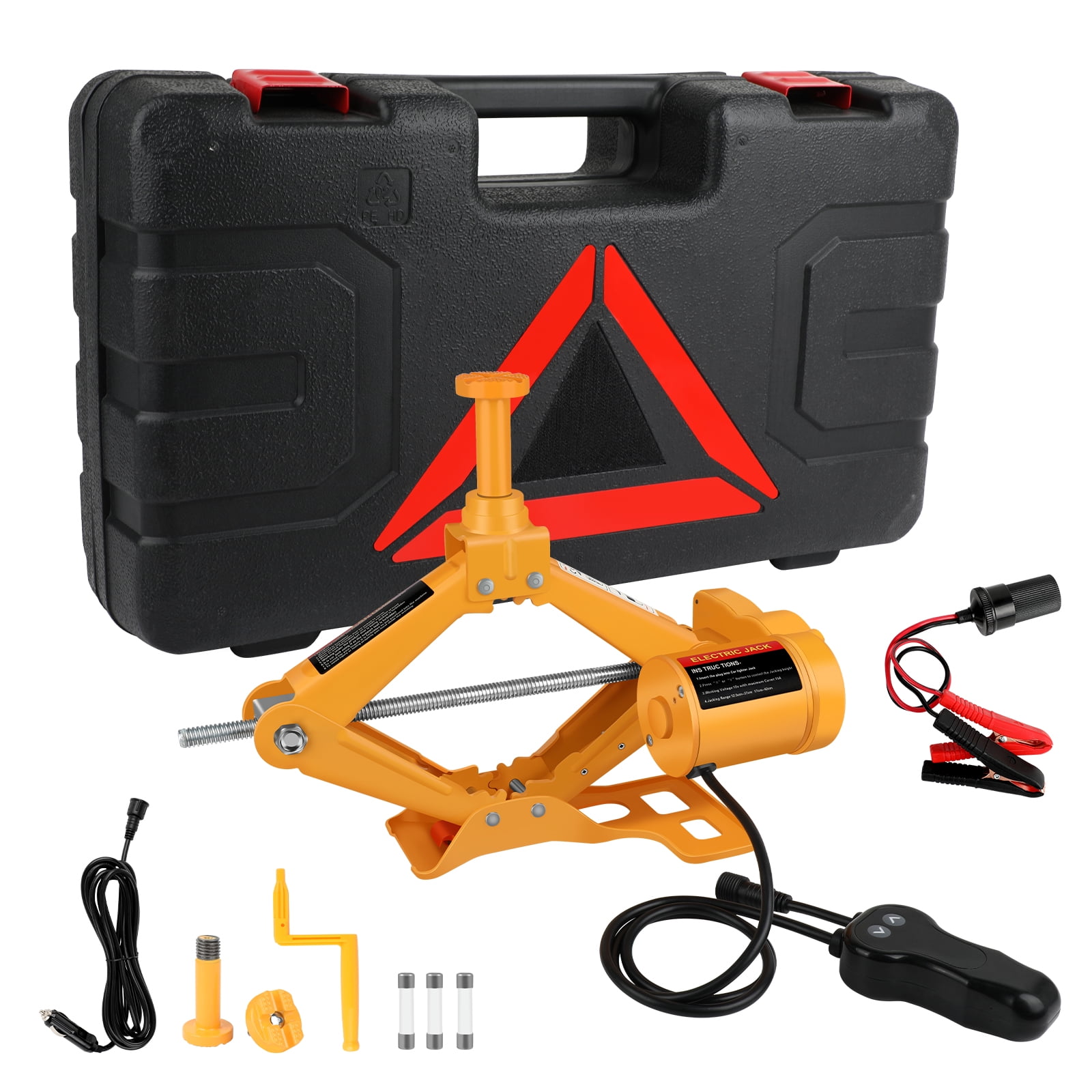 Electric Car Floor Jack 3 Ton All-in-one Automatic 12V Scissor Lift ...