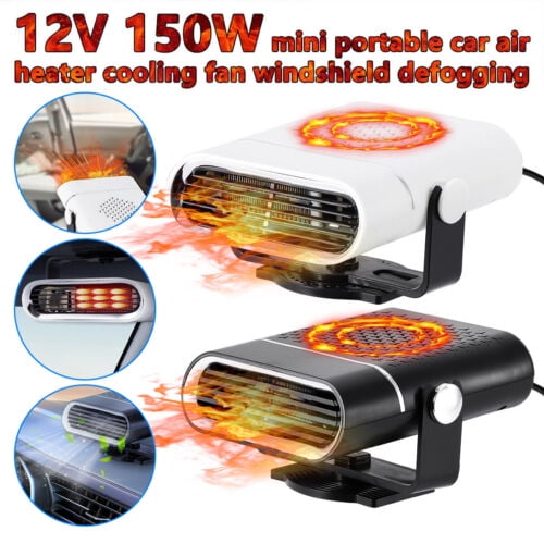 Electric Car Heater DC 12V Heating Fan Defogger Defroster Demister ...