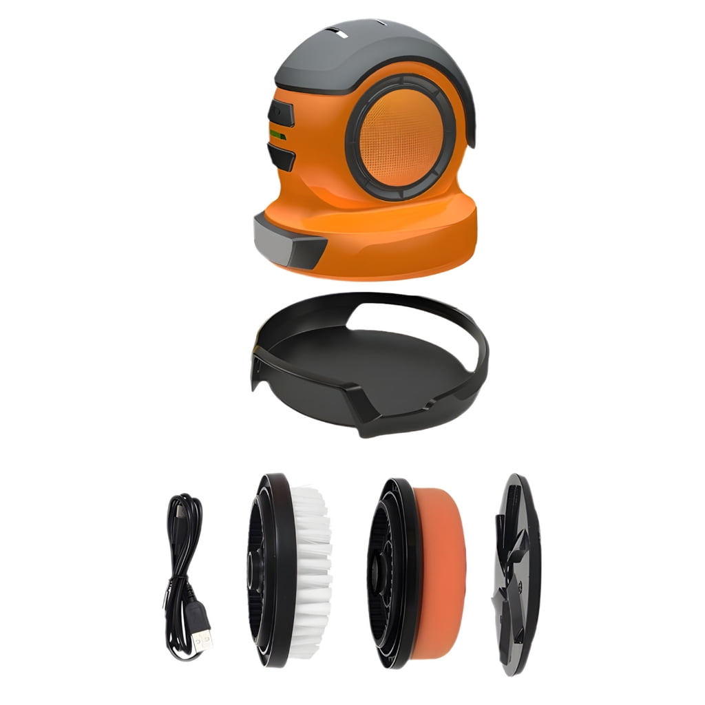 Electric Car Ice Scraper With Soft Brush And Waxes Polisher For Winter ...