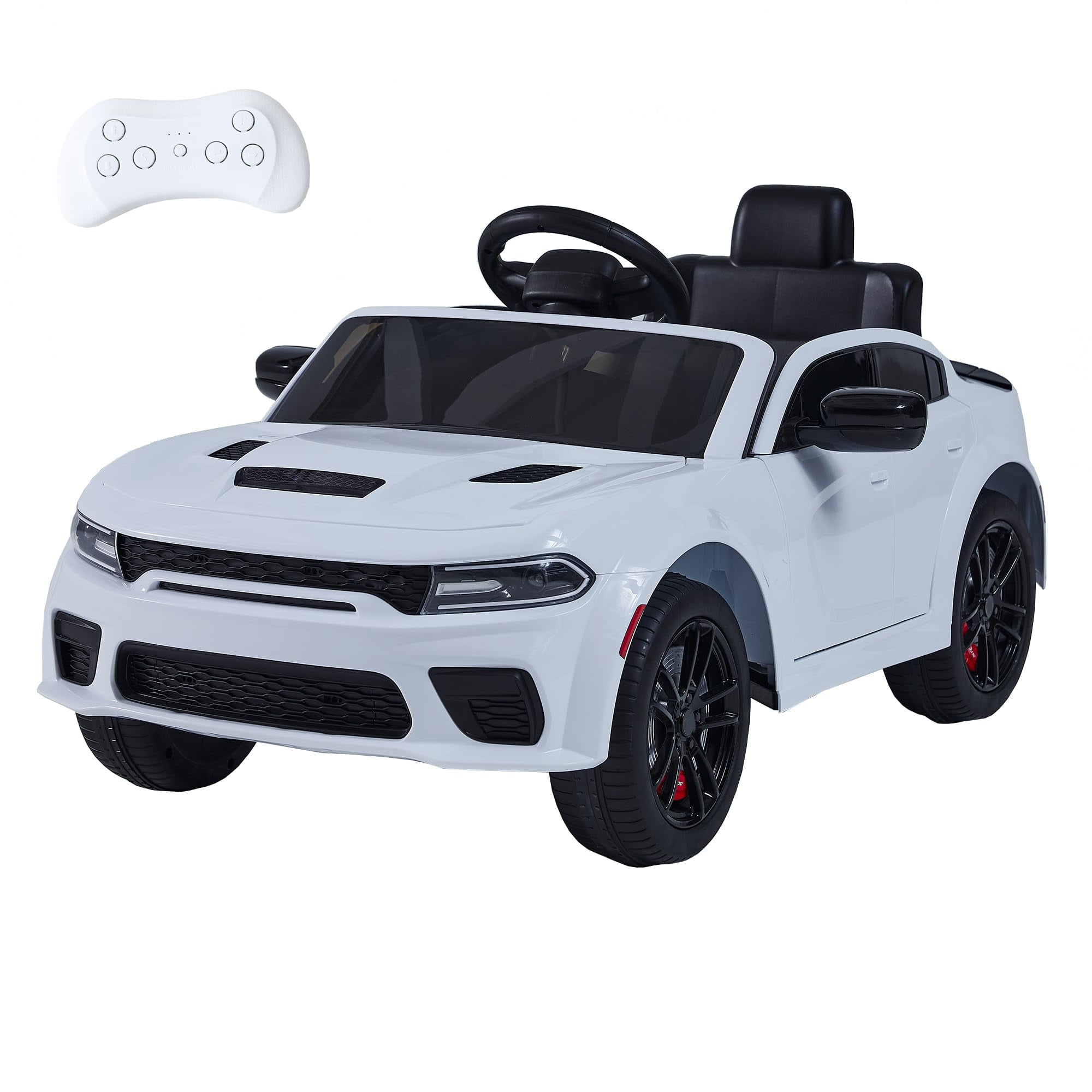 Electric Car for Kids, 12V 7Ah Kids Electric Ride-On Car with Remote ...