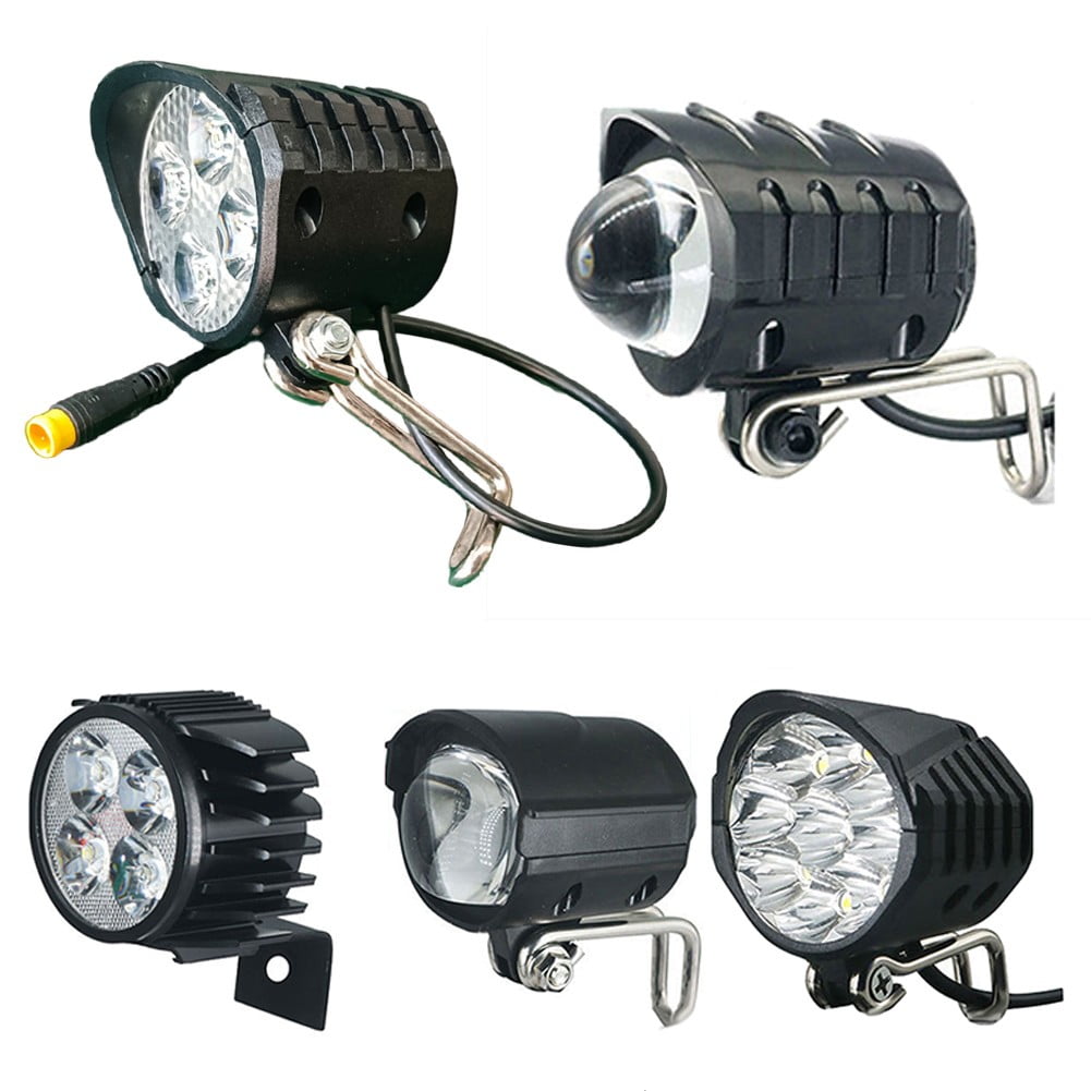 Electric Car Led Headlights Aluminum Alloy Headlights With Lens Lights ...