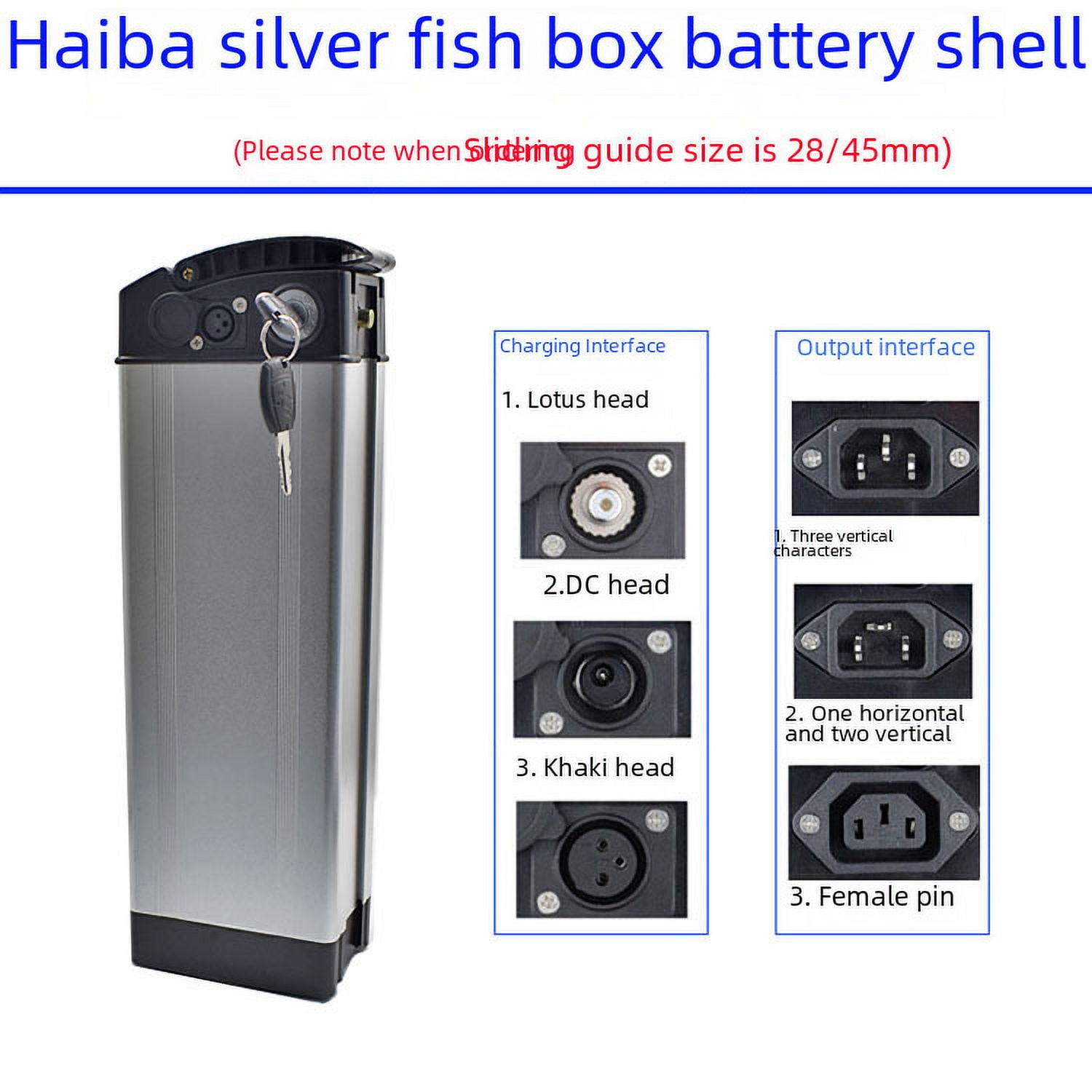 Electric Car Lithium Battery Box Haiba Battery Box Lithium Battery Shell Box Silver Fish Shell ...