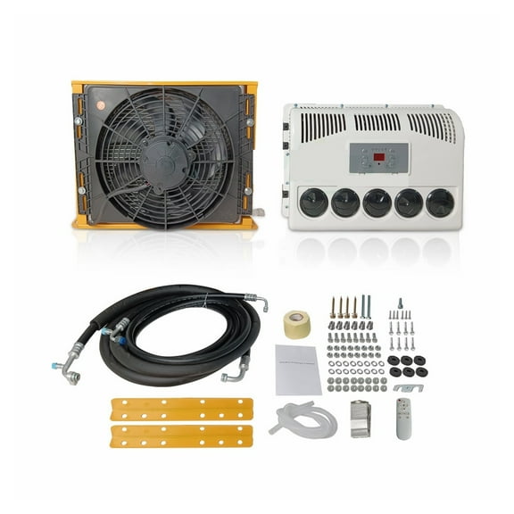 Aspligo 12V 10000BTU Split Truck Air Conditioner, Fast Cooling Low ...