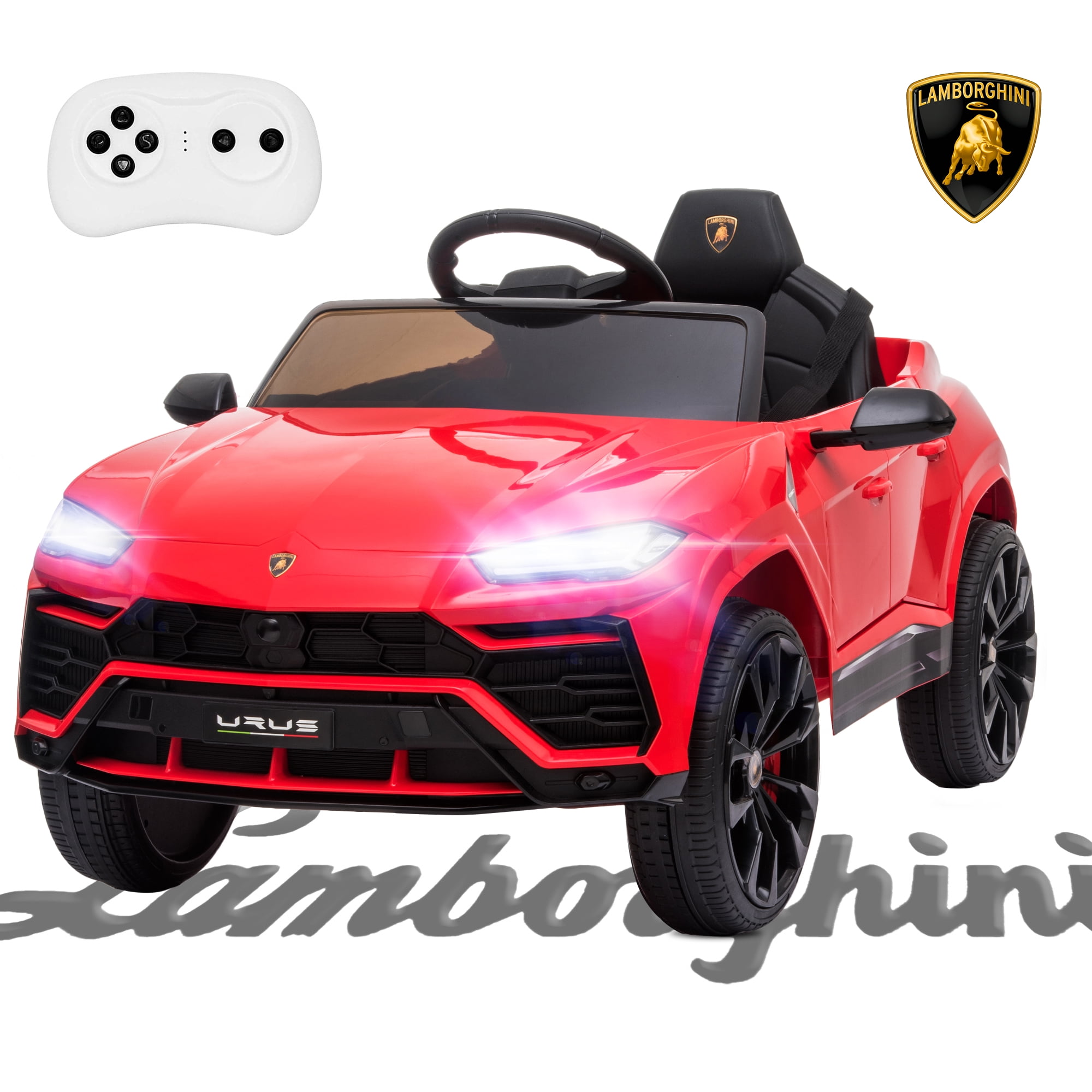 Electric Cars for Kids to Ride, 12V Realistic Lamborghini Kid Electric ...