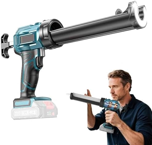 Electric Caulking Gun, 10 OZ Electric Caulk Gun with LED Light, 4 ...