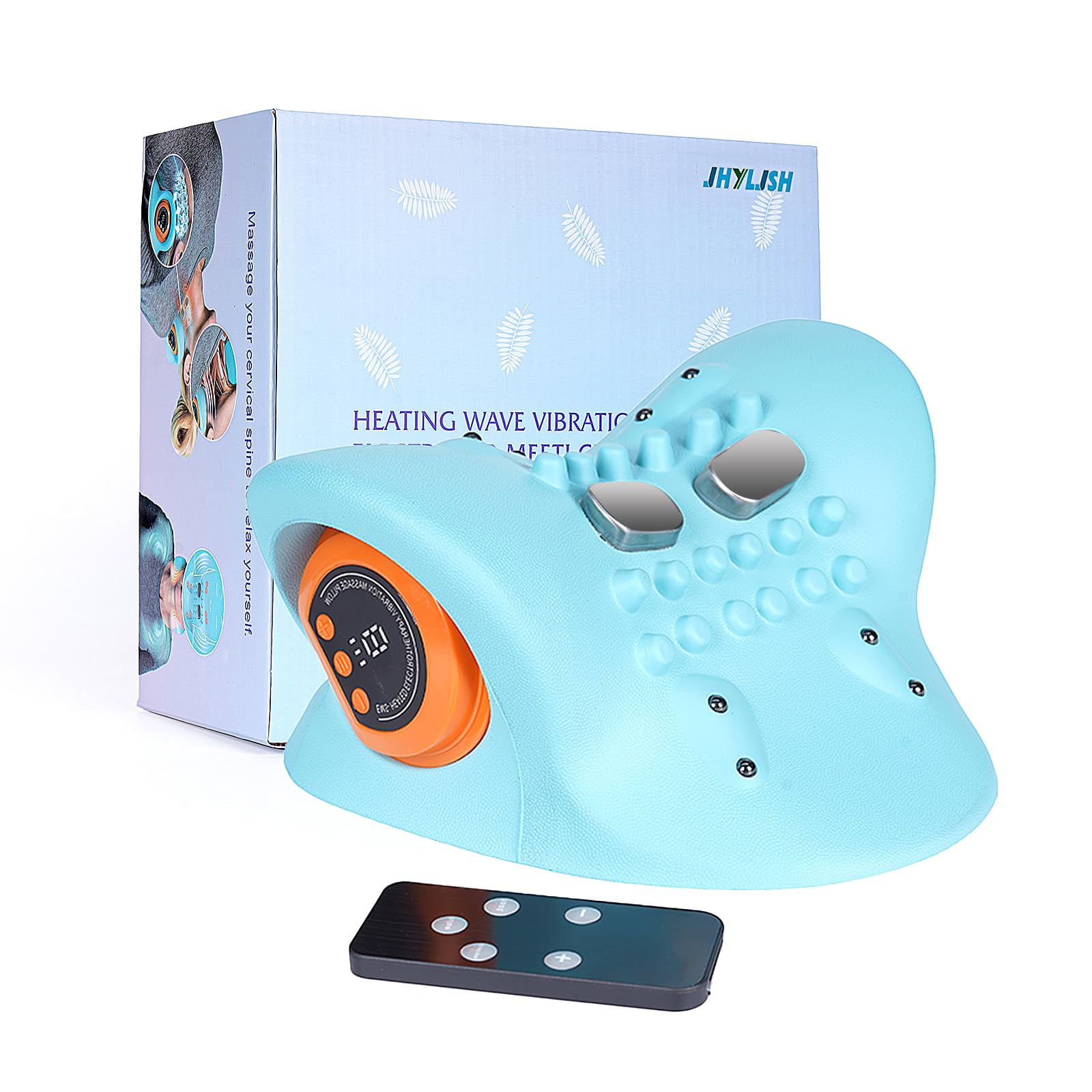 Electric Cervical Massager 2025, 6 Intensity Levels with Warm Compress ...