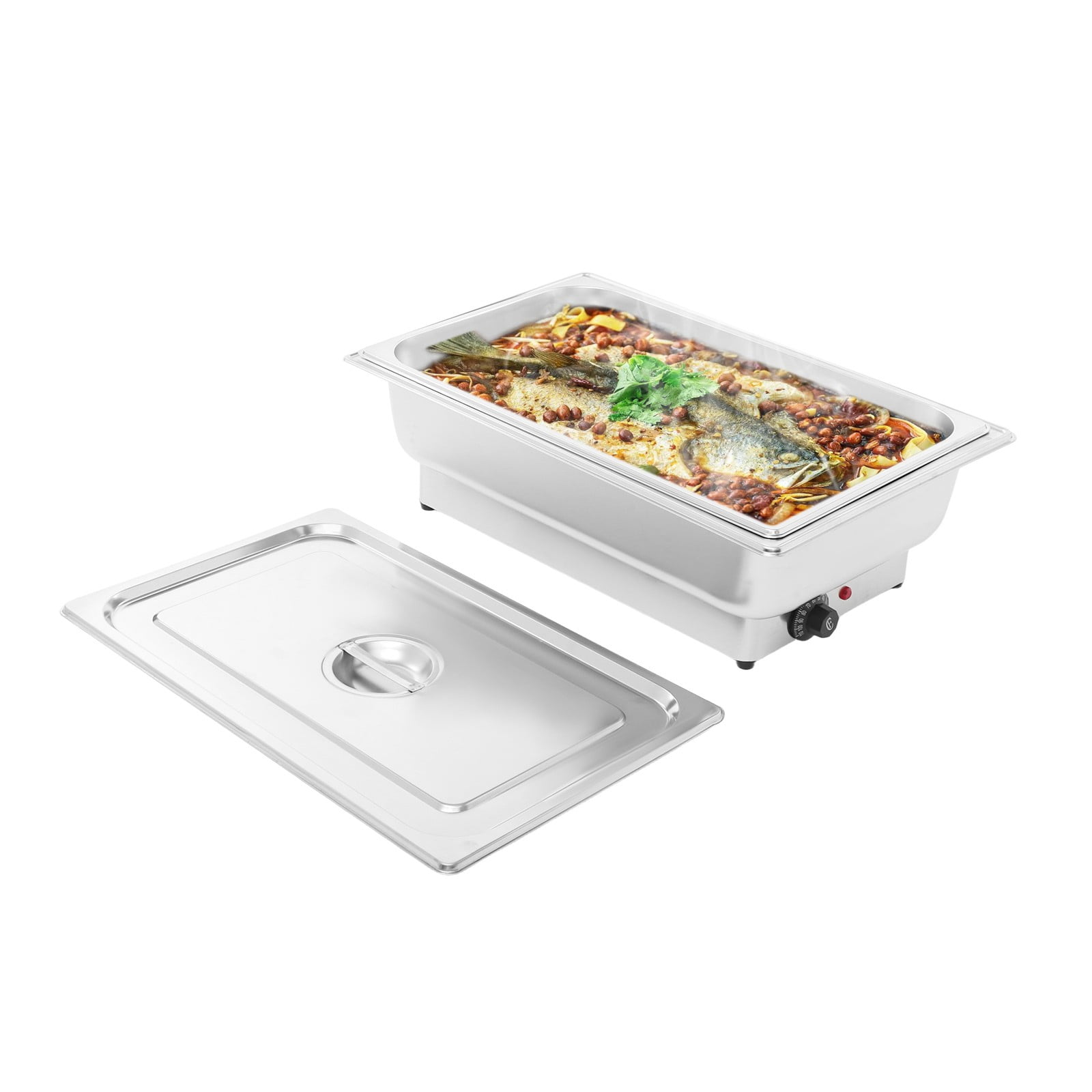 Electric Chafing Dish Buffet Set, Rectangular Full-Size Buffet ...