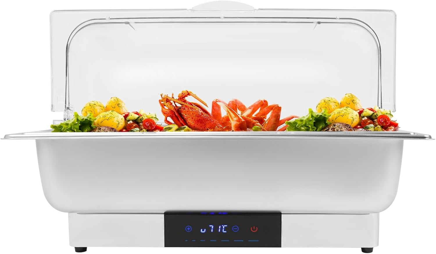 Electric Chafing Dish, Buffet Warmer for Catering w/Temp Control ...