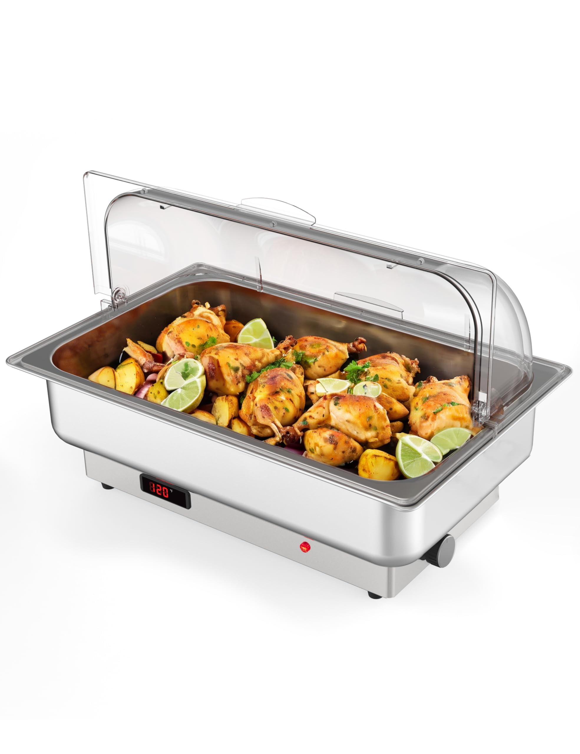 Electric Chafing Dish Set with Temperature Control Buffet Set 9QT ...