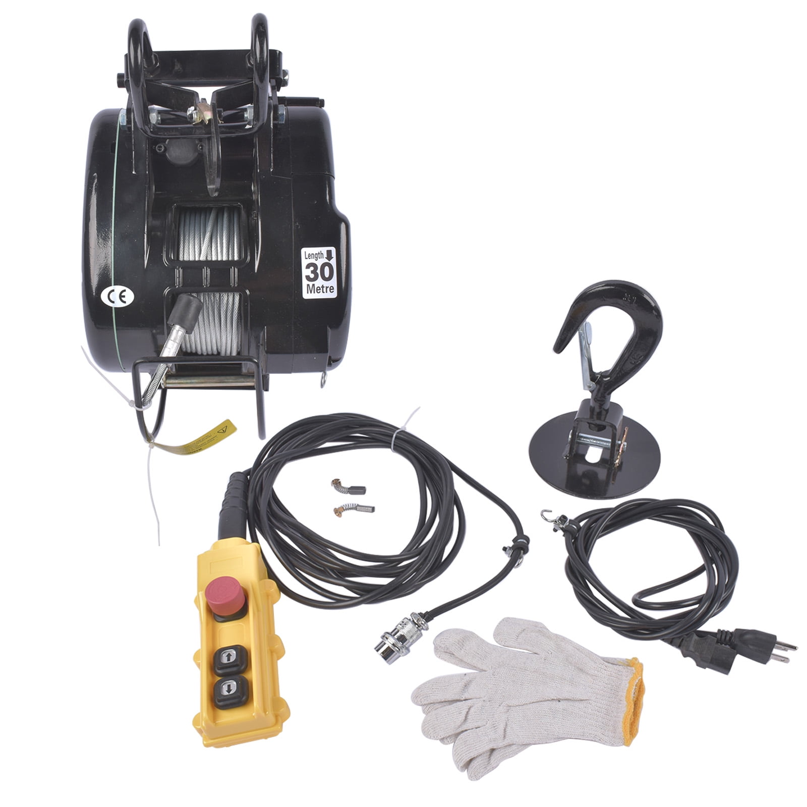 Electric Chain Hoist 500 kg/1100 lbs Capacity Electric Winches, 98 ft ...