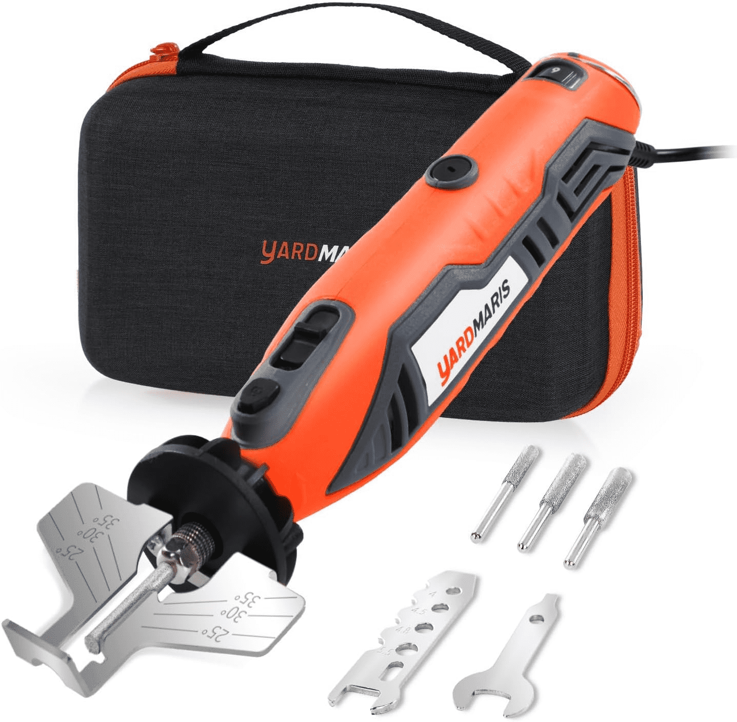 Electric Chainsaw Sharpener Kit with Diamond Bits - High-Yardmaris ...