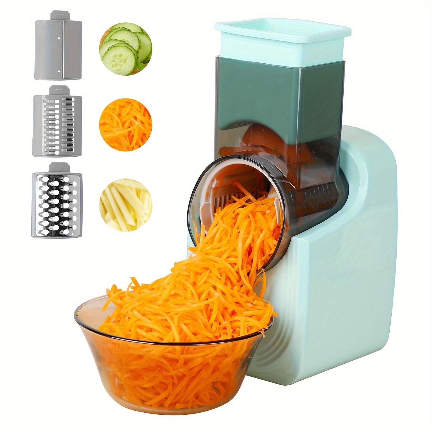 Electric Cheese Grater, Electric Slicer Shredder, Electric Vegetable ...