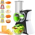 Electric Cheese Grater Salad Shooter,5-In-1 Electric Slicer For Kitchen ...