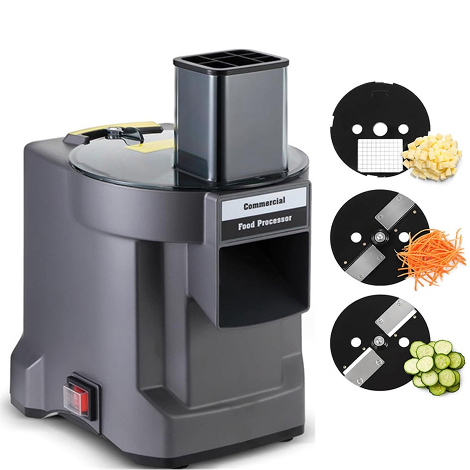 Electric Cheese Grater and Vegetable Slicer, 3-in-1 Kitchen Salad ...
