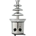 Electric Chocolate Fondue Fountain Machine Stainless Steel 4-Pound ...