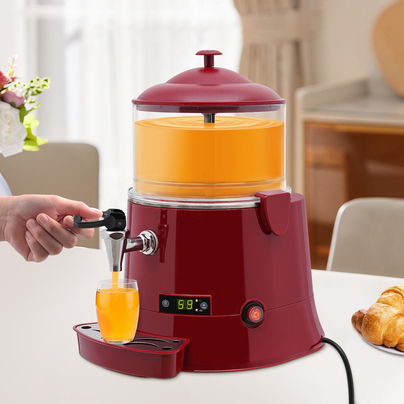 Electric Chocolate Melting Machine Coffee Milk Hot Chocolate Dispenser ...
