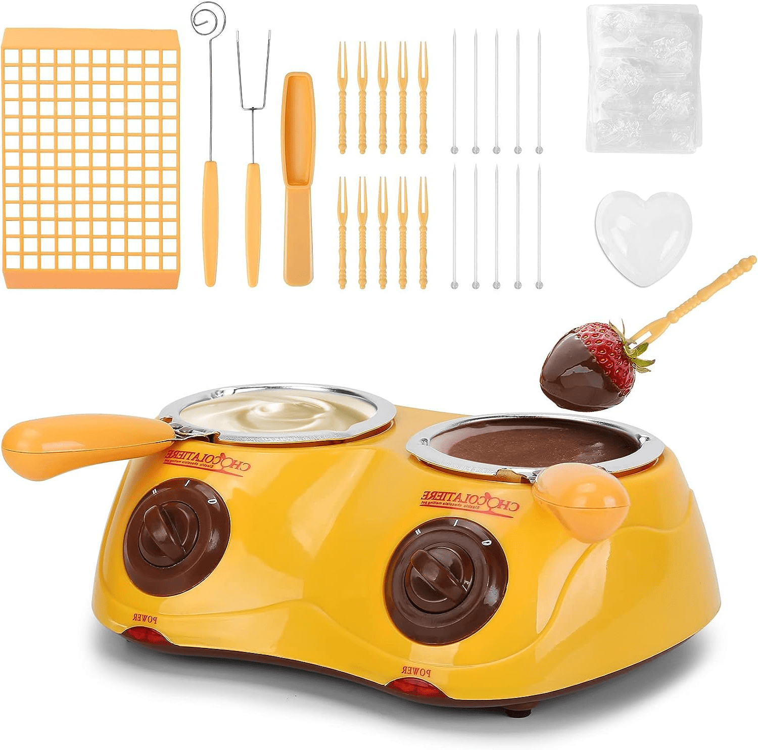 Electric Chocolate Melting Pot, Melting Pot Chocolate Fondue Melting ...