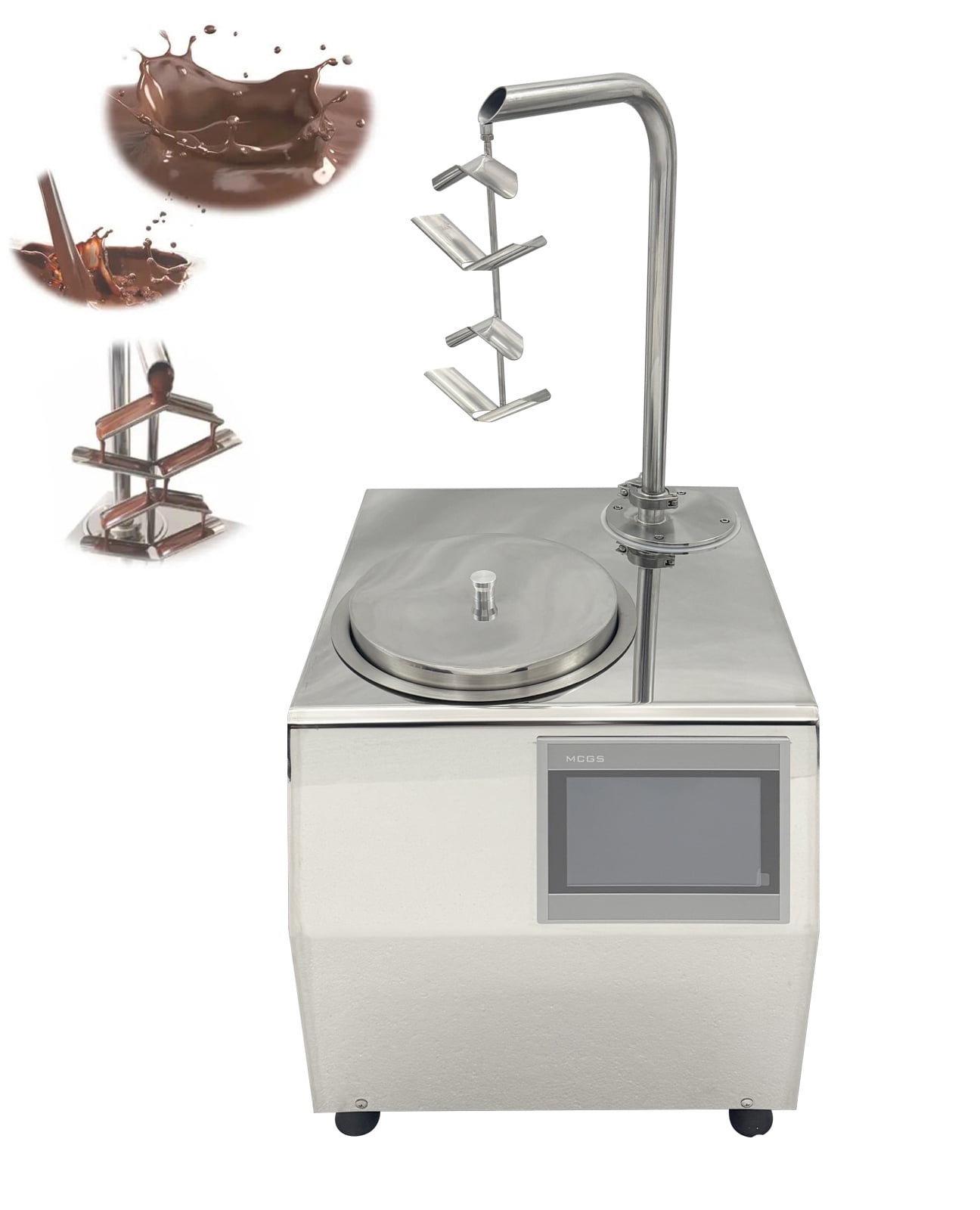 Electric Chocolate Tempering Melting Machine 7L Hot Chocolate Tap ...