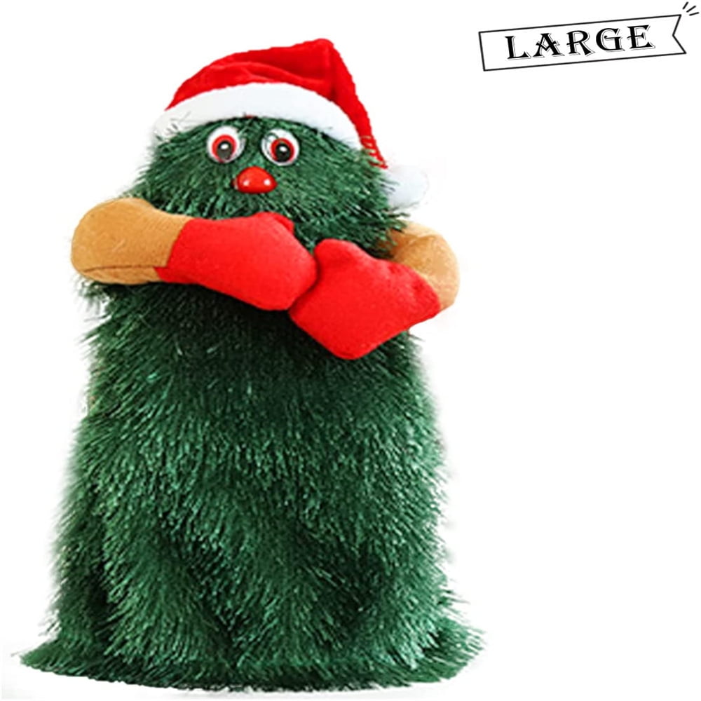 Electric Christmas Tree Plush Toy,Singing and Dancing Christmas Toys ...