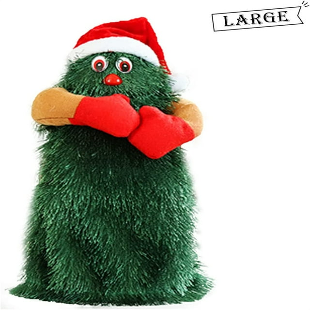 Electric Christmas Tree Plush Toy,Singing and Dancing Christmas Toys ...