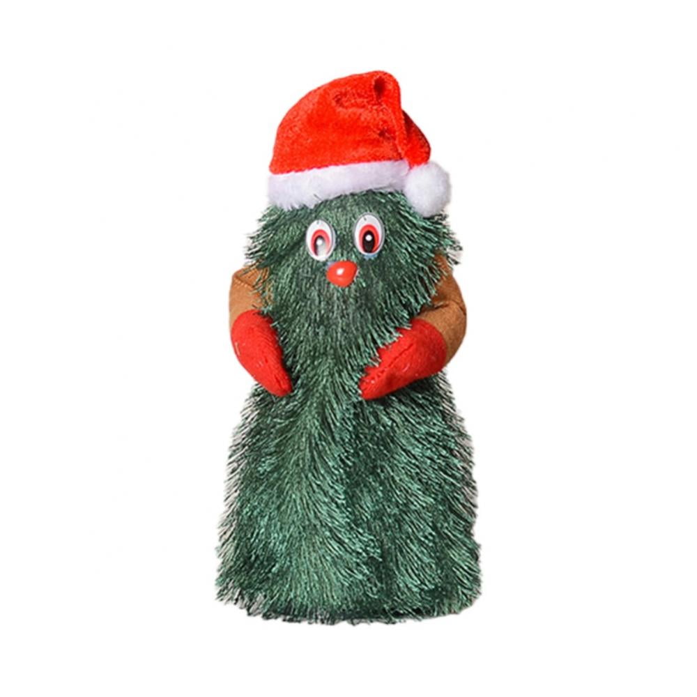 Electric Christmas Tree Singing and Dancing Christmas Plush Toy, Green ...