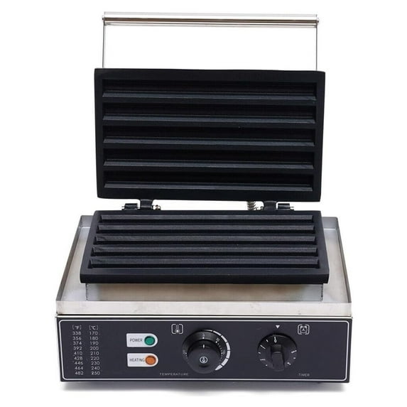Electric Churro Maker Machine 5 Sticks Churros Waffle Maker Machine Baker 1550W Temperature ...