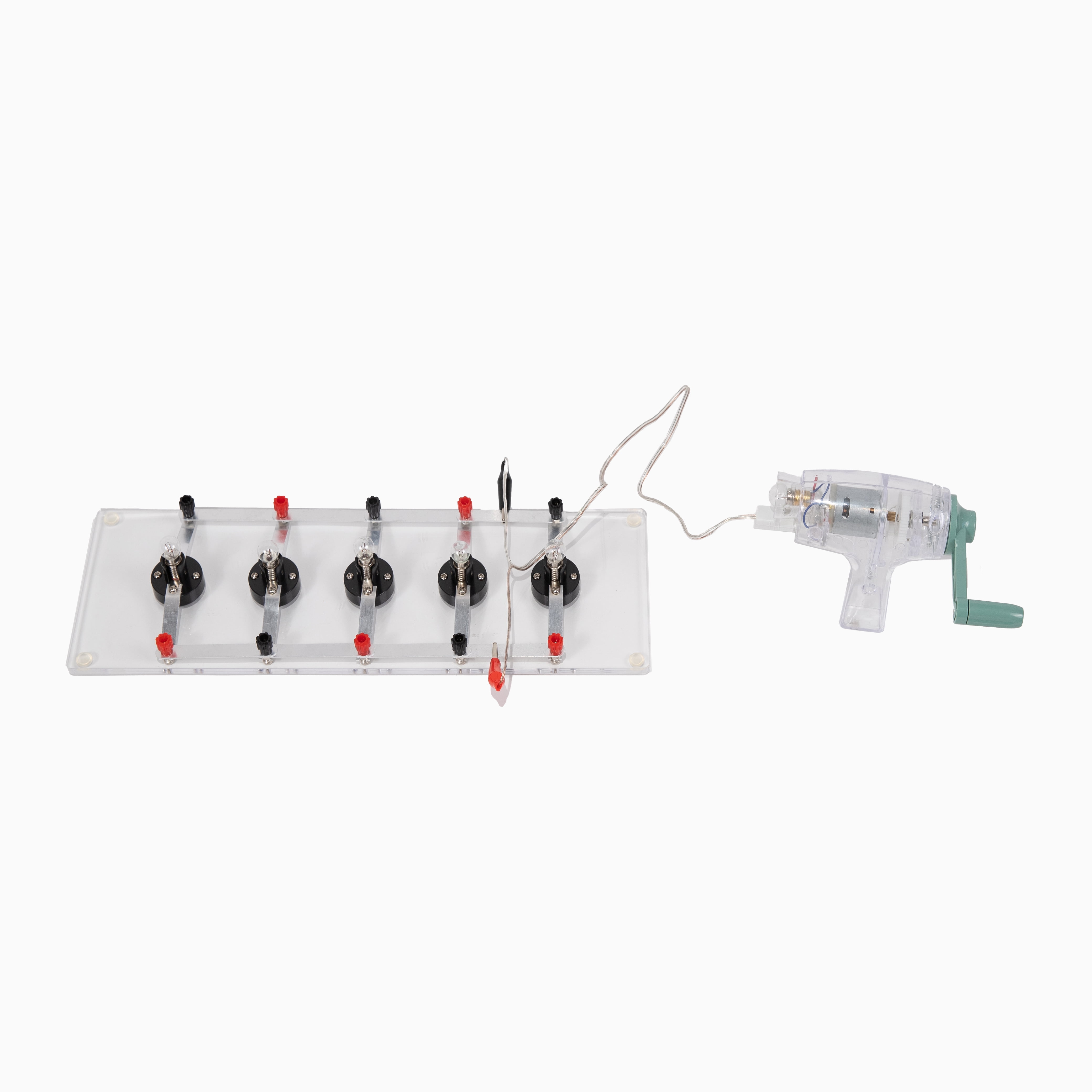 Electric Circuit Board Kit with Lamp Board and Hand Crank Generator ...
