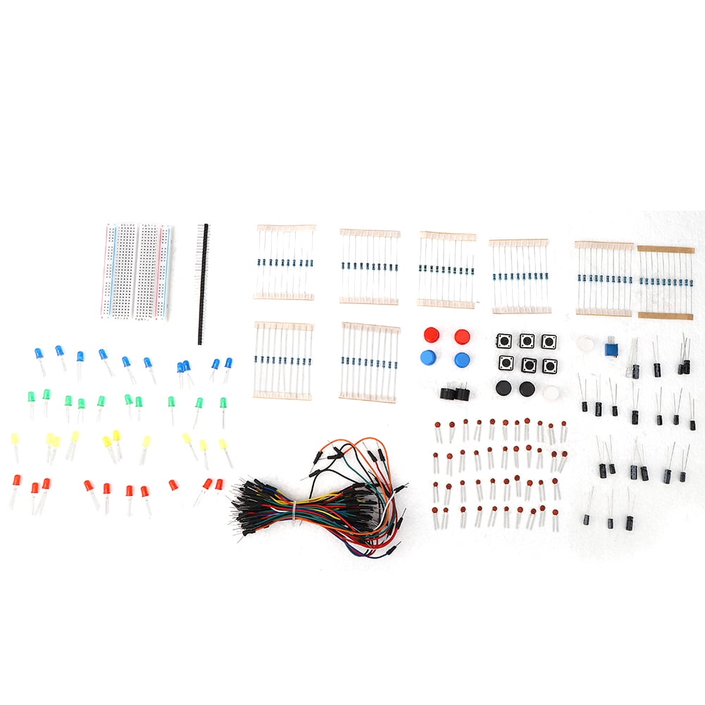 Electric Circuit Test Board Kit With LED, Resistor, Buzzer & Capacitor ...
