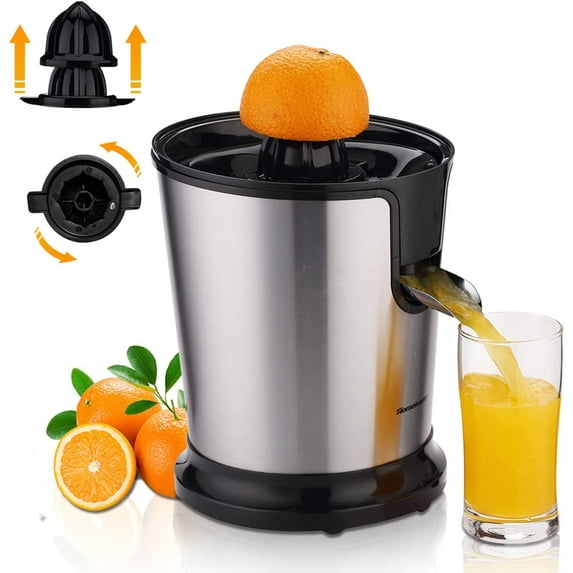 Electric Citrus Juicer, Lemon Squeezer with Stainless Steel, Orange Two ...