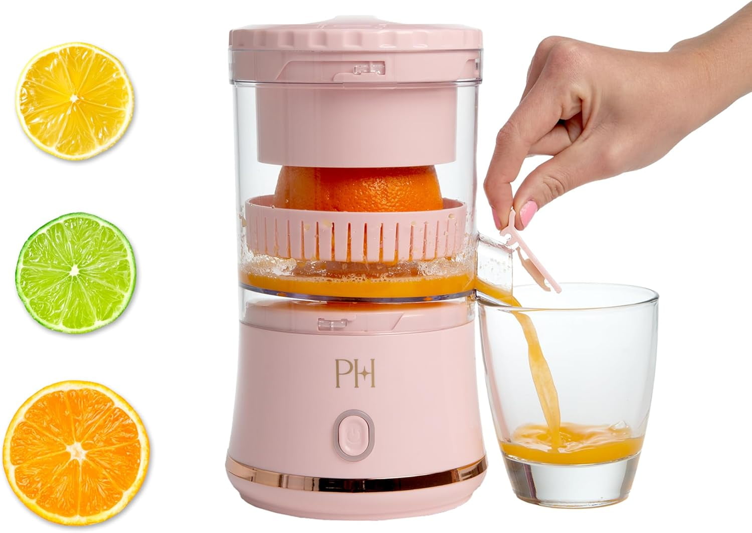 Electric Citrus Juicer, Mini Portable Cordless Juicer with USB ...
