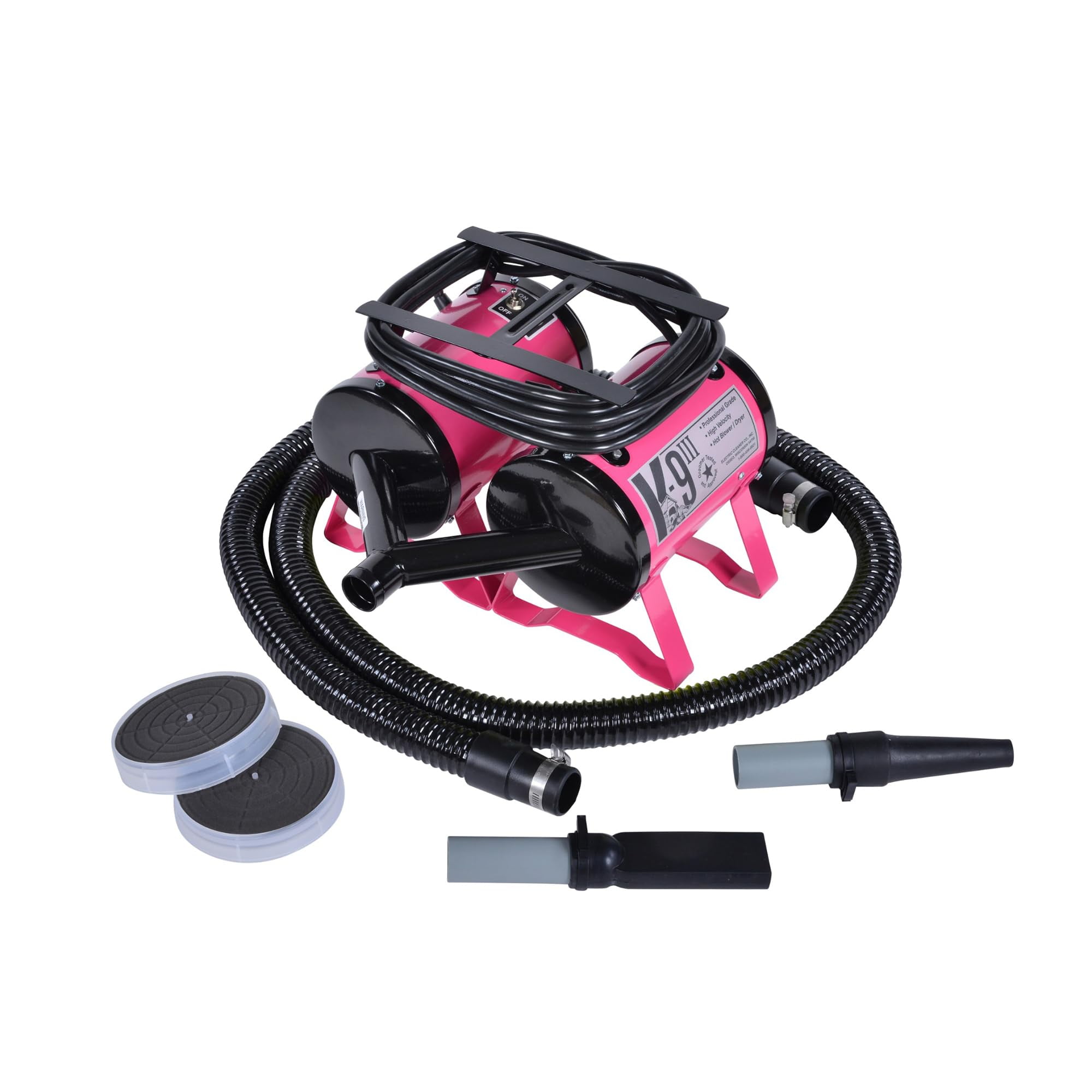 Electric Cleaner Company ECC K9 III Dog Blow Dryer, Pink - Heavy Duty ...