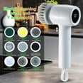 Electric Cleaning Brush with 9 Brush Heads and 2 Speeds, LED Display ...