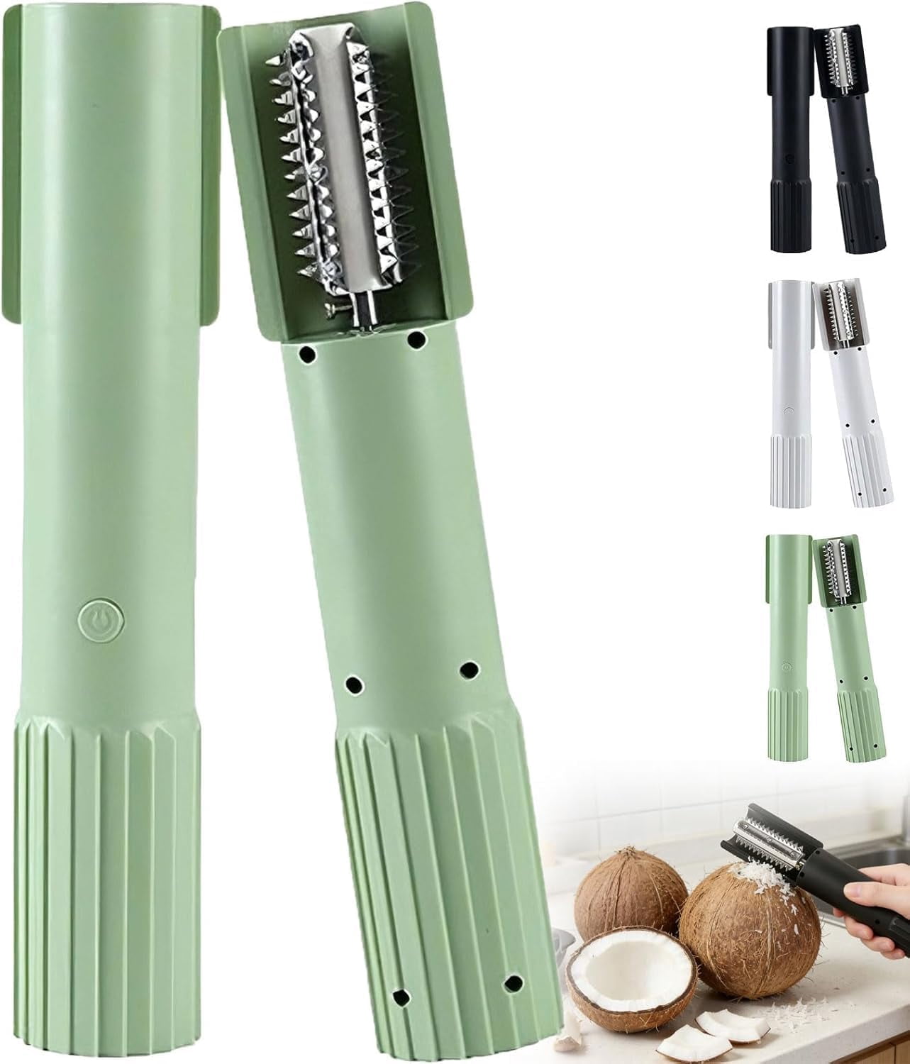 Electric Coconut Grater Machine, Handheld Coconut Scraper Peeler ...