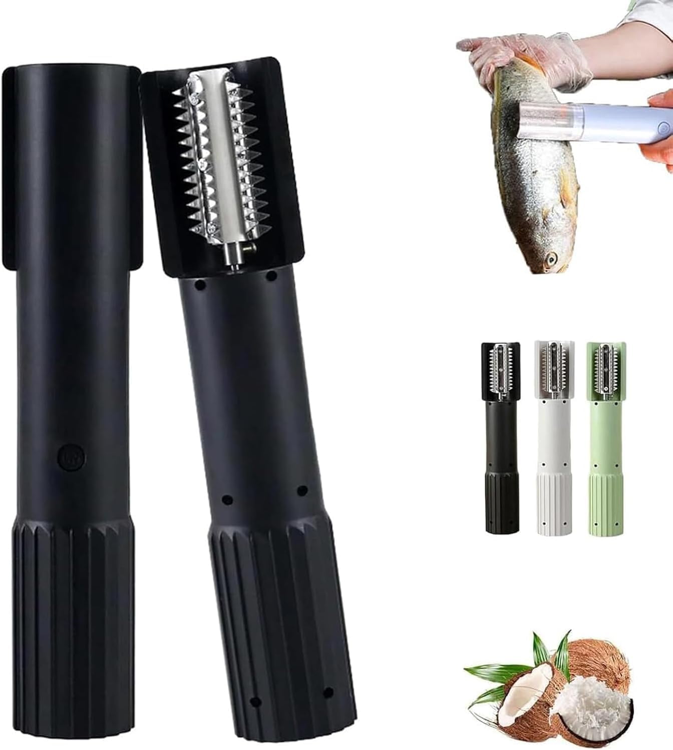 Electric Coconut Grater Machine, Handheld Coconut Scraper Peeler ...
