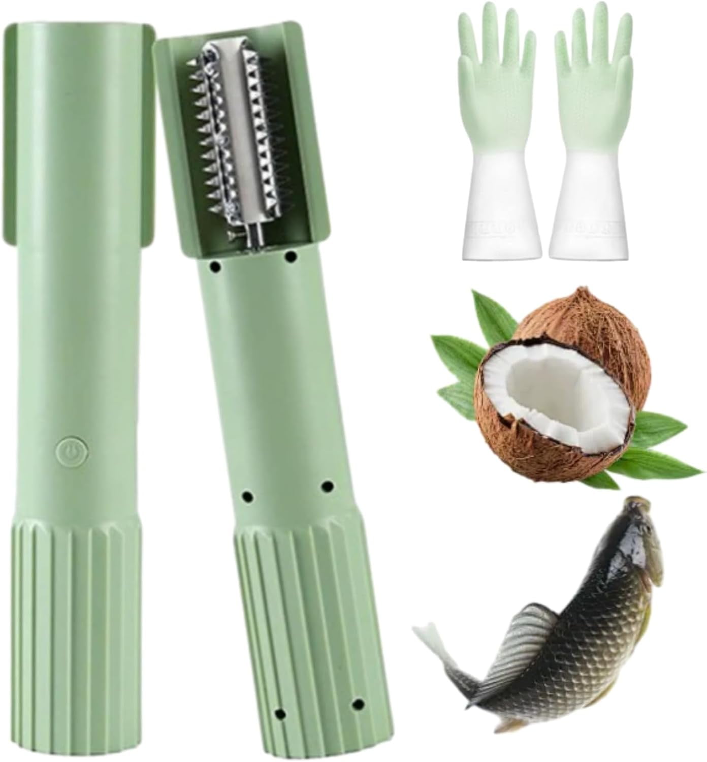 Electric Coconut Grater Machine, Handheld Coconut Scraper Peeler ...