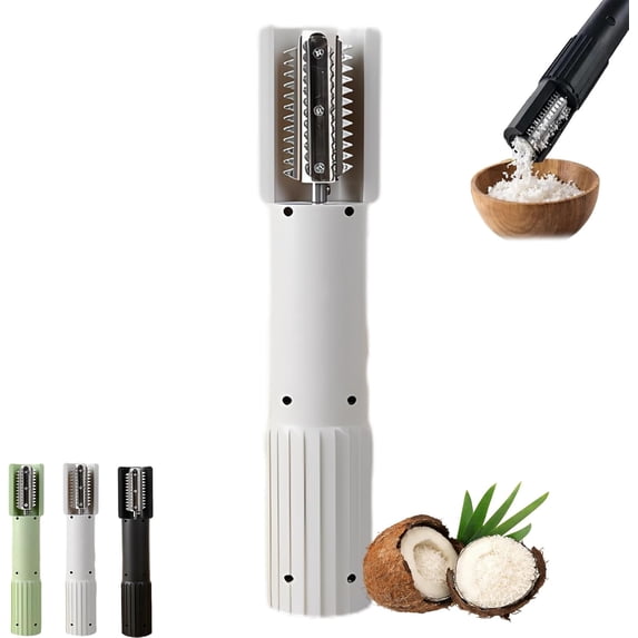 Electric Coconut Grater Machine – Handheld Wireless Portable Coconut ...