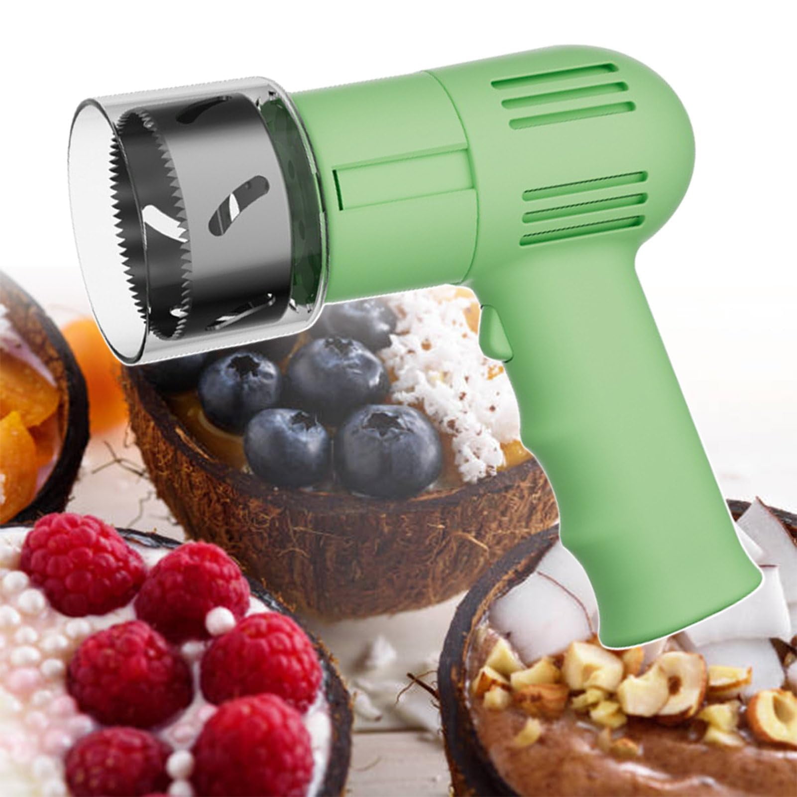 Electric Coconut Opener Tool With 6cm Stainless Steel Drill Bit-Rotates ...