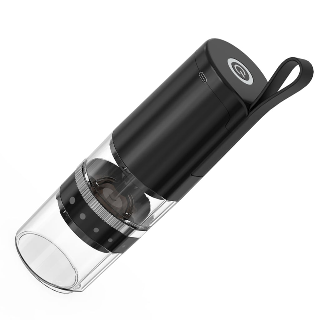 Electric Coffee Grinder Bean Mill Portable Rechargeable Adjustable Burr ...