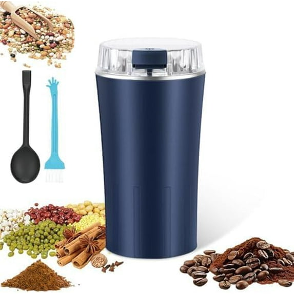 Electric Coffee Grinder, CoffeeBean and Spice Grinder,300w powerful ...