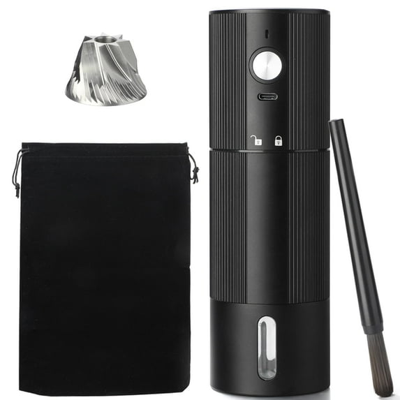 Electric Coffee Grinder Portable Conical Burr Coffee Grinder with 45 ...