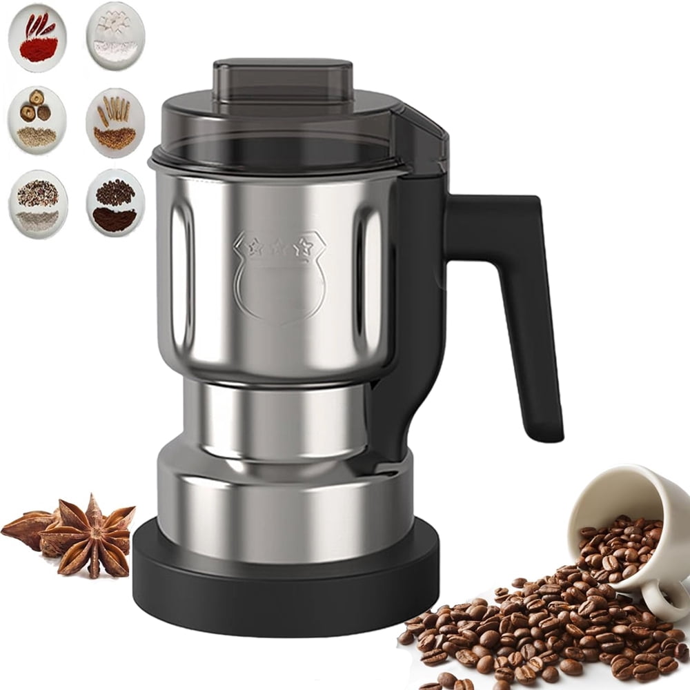Electric Coffee Grinders, 250W Mini Spice Grain Mill, 500ml Capacity ...