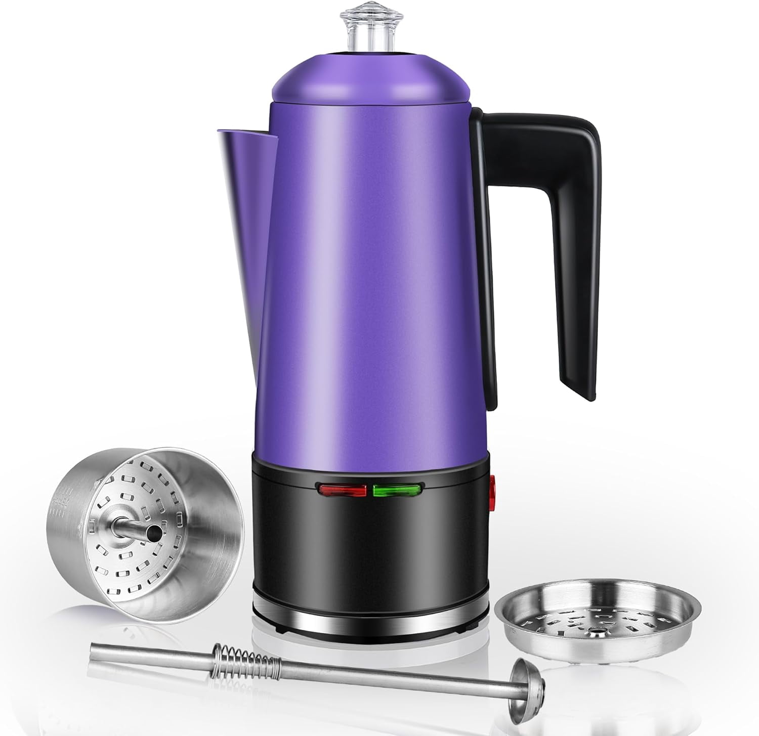 Electric Coffee Percolator 12 CUPS Percolator Coffee Pot Stainless ...