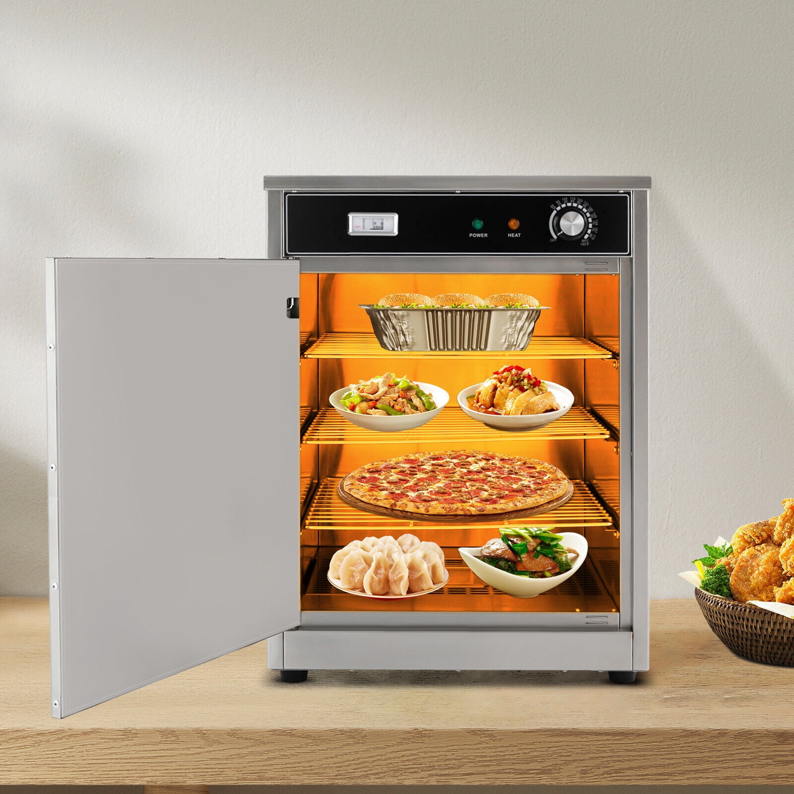 Electric Commercial Hot Box Food Warmer Countertop Heated Holding ...